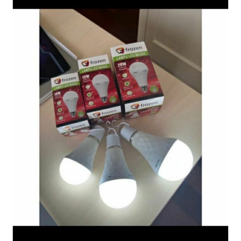 Jual Lampu led emergency 10 watt Lampu magic Frozen | Shopee Indonesia