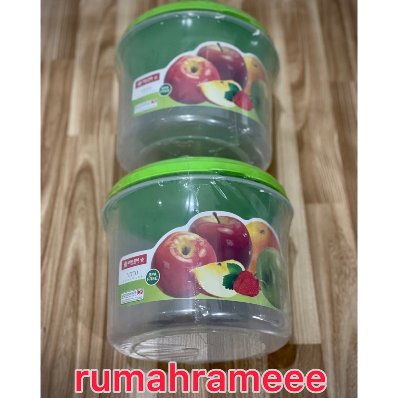 Jual LION STAR VITTO TEMPAT BUAH / KUE BULAT 4,7 LITER | Shopee Indonesia