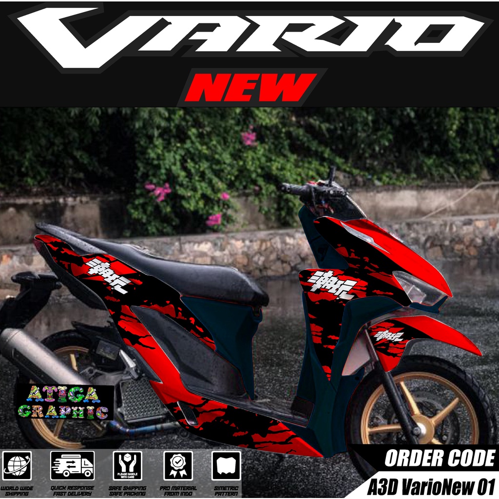 Jual Decal Sticker Vario 150 New Fullbody - Dekal Vario full body ...