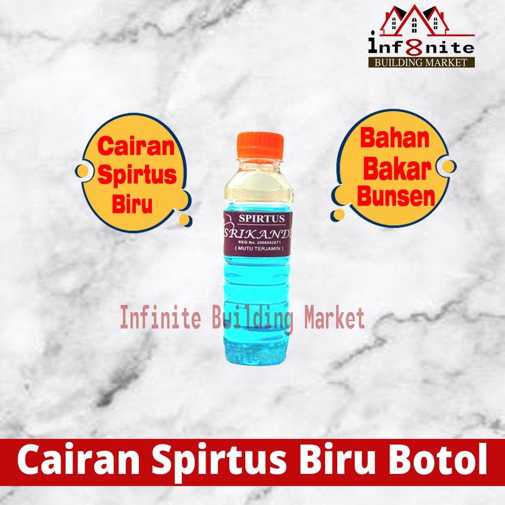 Jual Cairan Bahan Bakar Spirtus Biru Botol Spiritus Biru Bahan Bakar ...