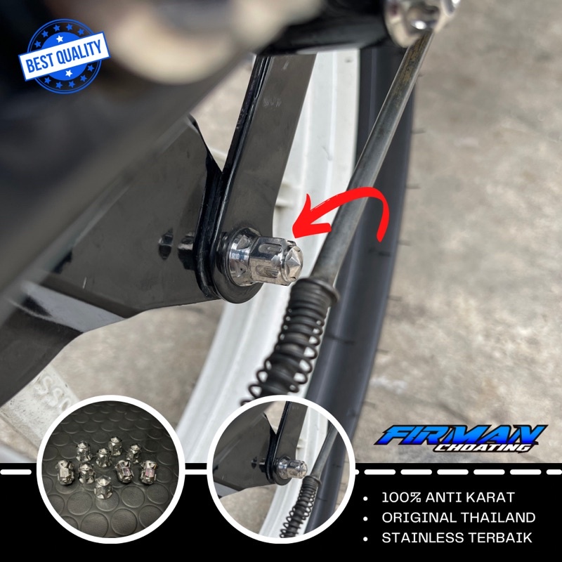 Jual Probolt mur bartensioner F1zr mur 12 topi (1pcs) | Shopee Indonesia