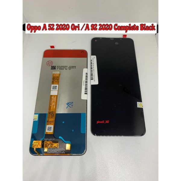Jual LCD TOUCHSCREEN OPPO A52 2020/A92 2020 KAMERA POJOK ORI COMPLETE BLACK | Shopee Indonesia