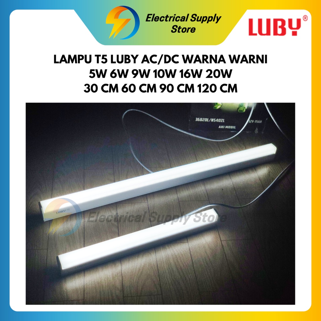 Jual LAMPU TL T5 LED LUBY WARNA WARNI 5W 6W 9W 10W 16W 20W | 30CM 60CM ...