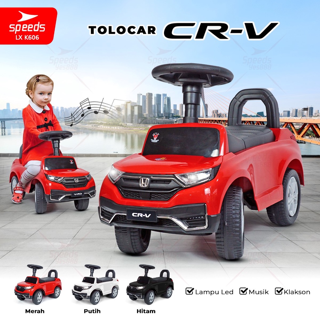Jual Mobil Mobilan Anak Tolocar CR-V Mode Dorong Manual Mainan Anak ...