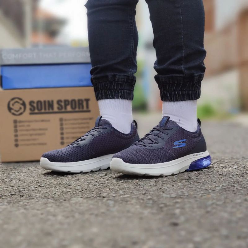 Jual SKECHERS GO WALK AIR 2.0 CROSSER walking for mens (216153/NVBL ...