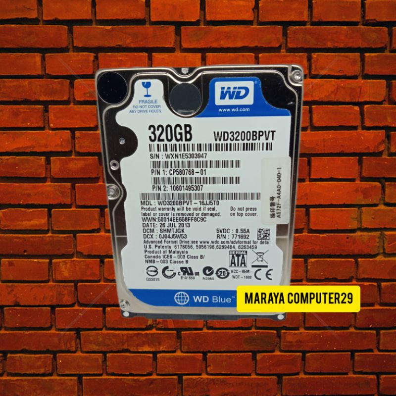 Jual HARDISK INTERNAL LAPTOP/NOTEBOOK,HDD SATA 2,5 INCHI BERGARANSI ...