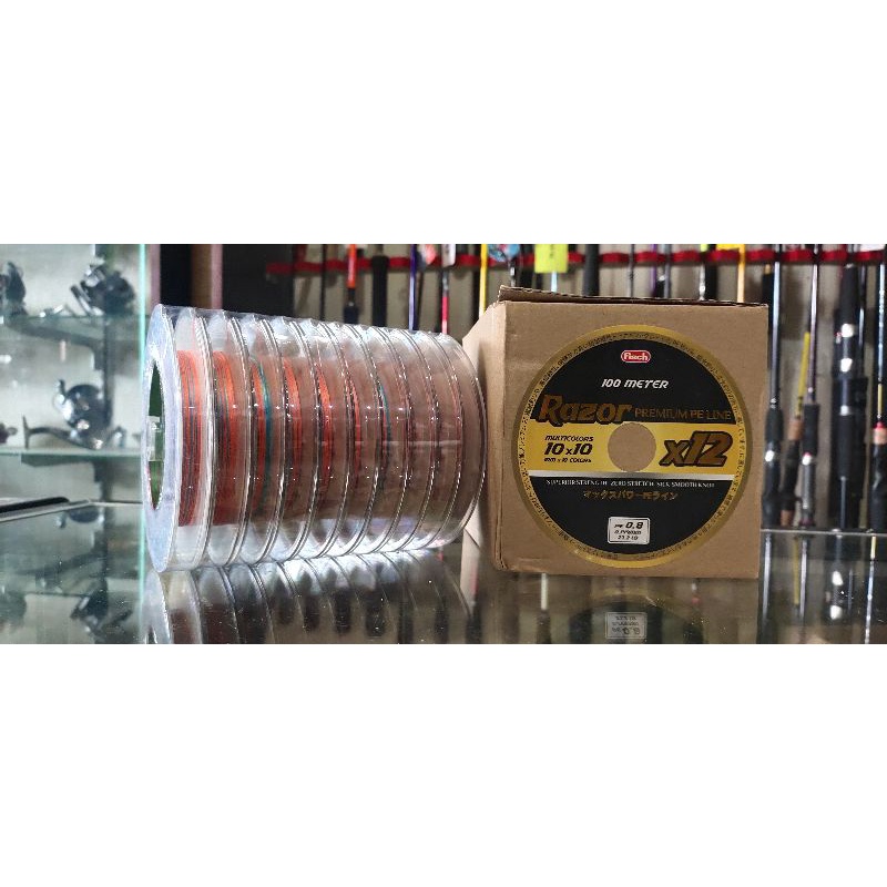Jual Senar Pe Fisch Razor X12 100m connecting | Shopee Indonesia