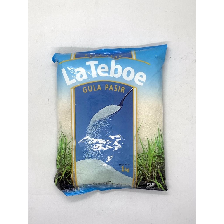 Jual GULA PASIR KEMASAN 1 KG LA TEBOE | Shopee Indonesia