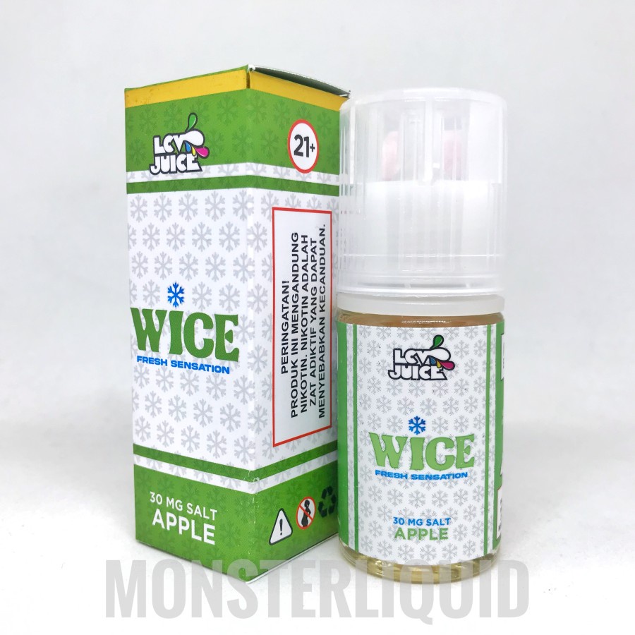 Jual SALT LCV JUICE WICE APPLE BY KING BREWERY 30MG 30ML | Shopee Indonesia