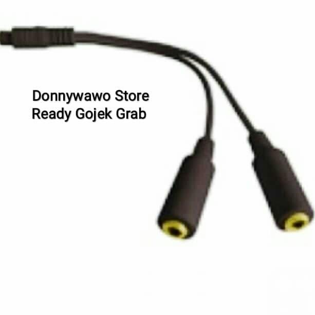 Jual Splitter Dual Output Jack 3.5mm Audio Aux Spliter Earphone Speaker ...