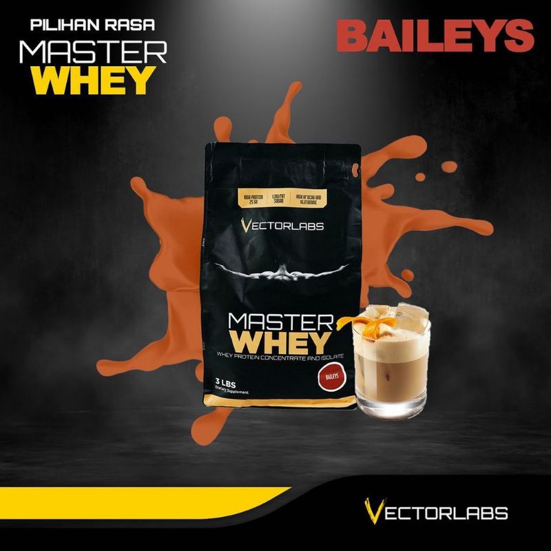 Jual Vectorlabs Master Whey Protein 3 lbs Susu Whey Protein Isolate ...