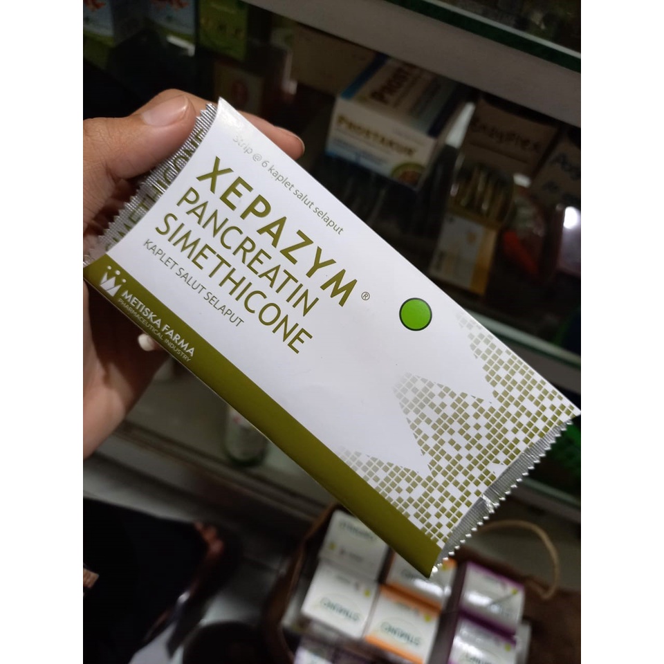 Jual XEPAZYM TABLET / Lambung / Perut Kembung (1strip) | Shopee Indonesia