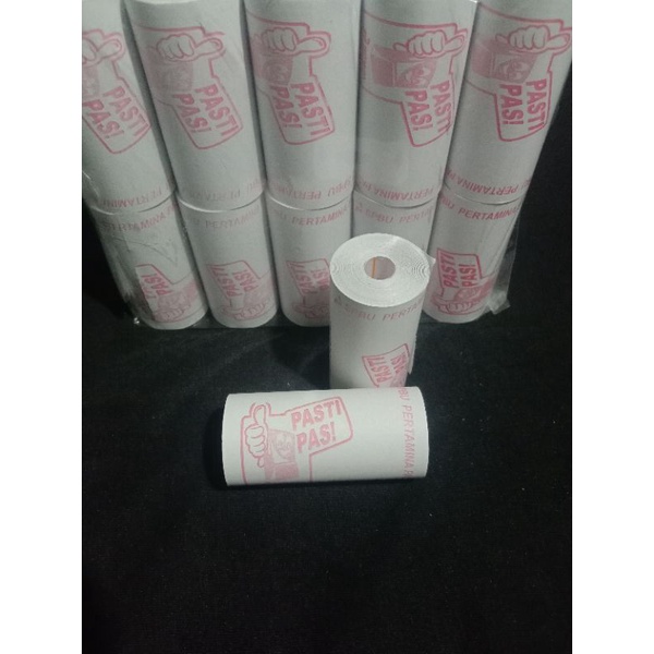 Jual Kertas Thermal logo pasti pas 57/58x30 coreles | Shopee Indonesia