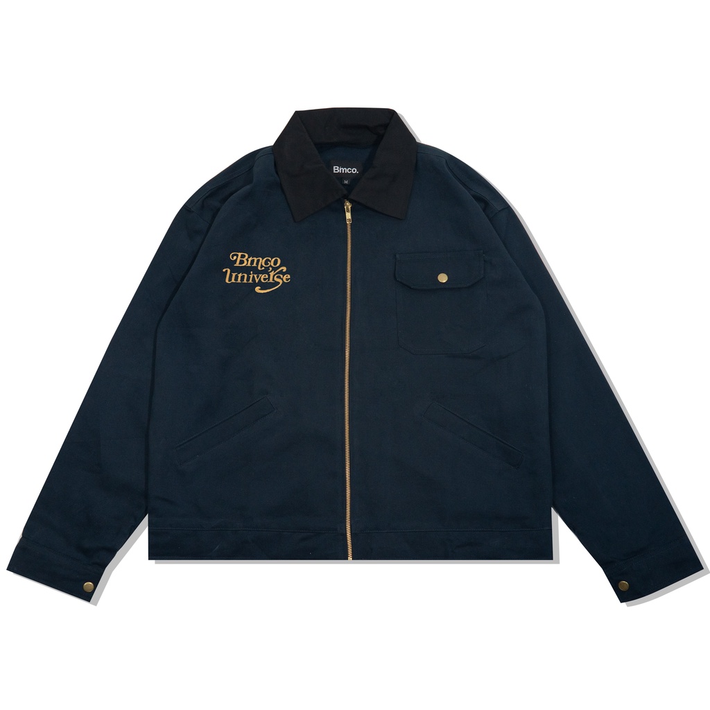 Jual BMCO | WORK JACKET | NAVY GOLD | Shopee Indonesia
