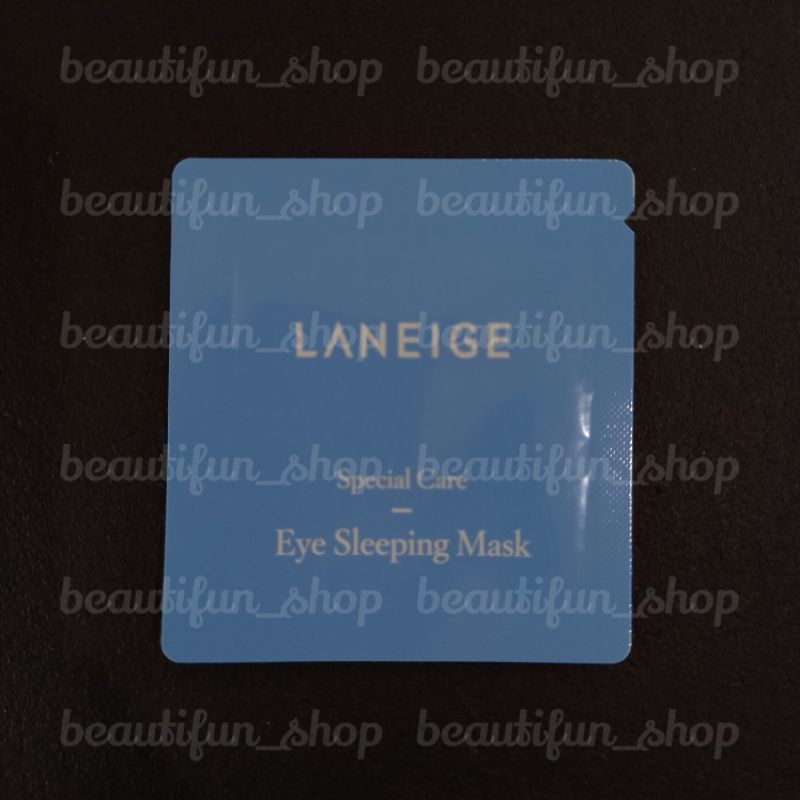Jual Laneige special care eye sleeping mask SAMPLE SACHET | laneige eye ...