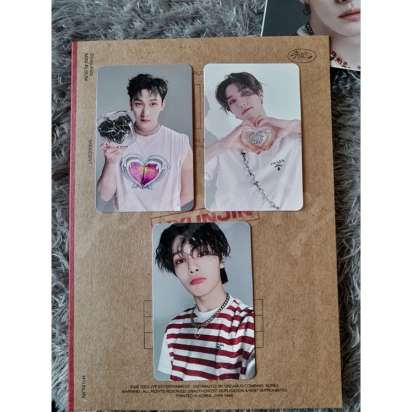 Jual MAXIDENT PAPER CASE OFFICIAL PHOTO CARD BANG CHAN HAN JISUNG I.N ...