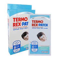Jual Termorex Patch Plaster Penurun Panas Obat Demam Bayi Anak 1 Lembar ...