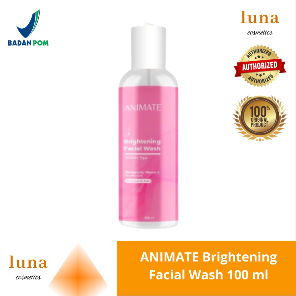 Jual ANIMATE Brightening Facial Wash 100 ml | Shopee Indonesia
