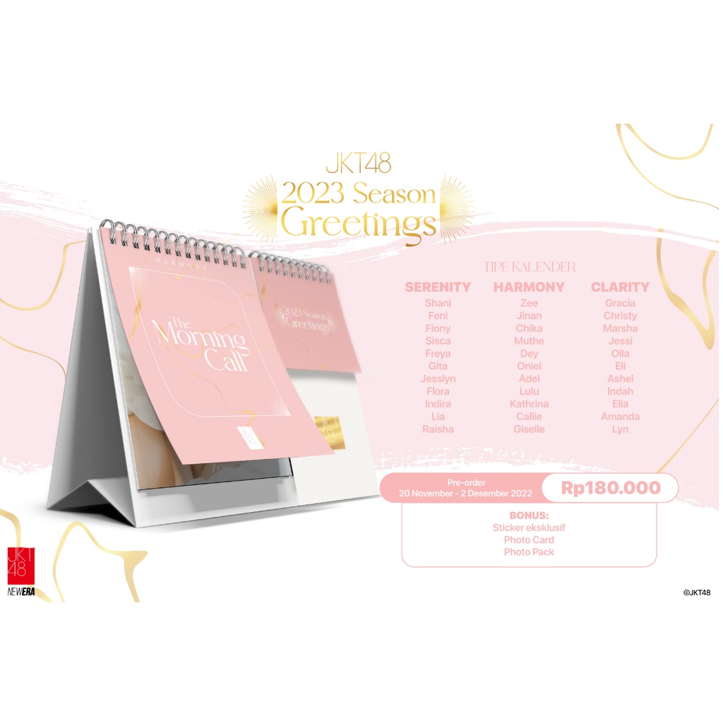 Jual PRE-ORDER KALENDER JKT48 2023 | Shopee Indonesia