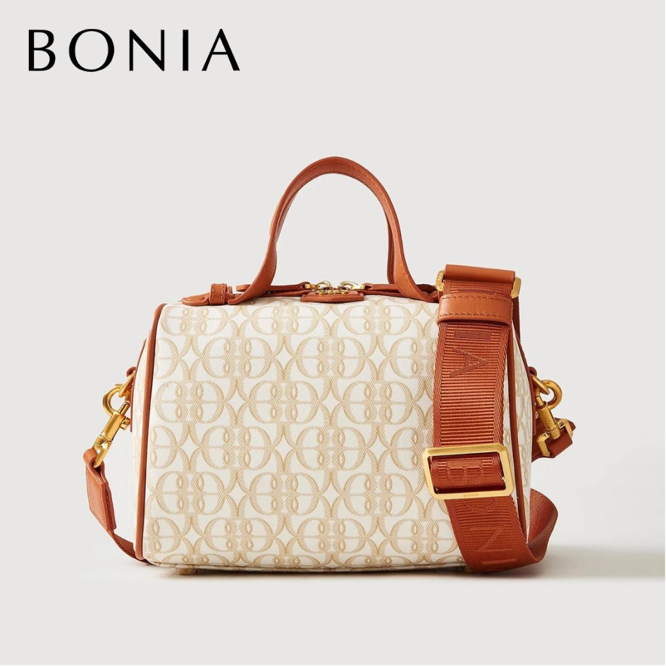 Jual Bonia - La Luna Monogram Box Satchel Bag | Shopee Indonesia