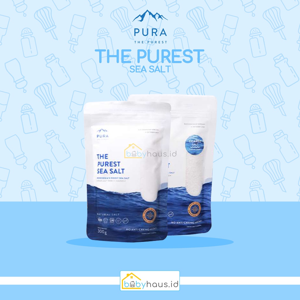 Jual PURA - PUREST SEA SALT FINE 300 GR | Shopee Indonesia