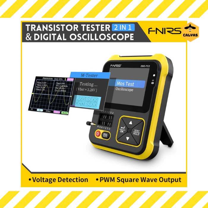 Jual Osiloskop FNIRSI Portable Transistor Tester & Digital Oscilloscope ...