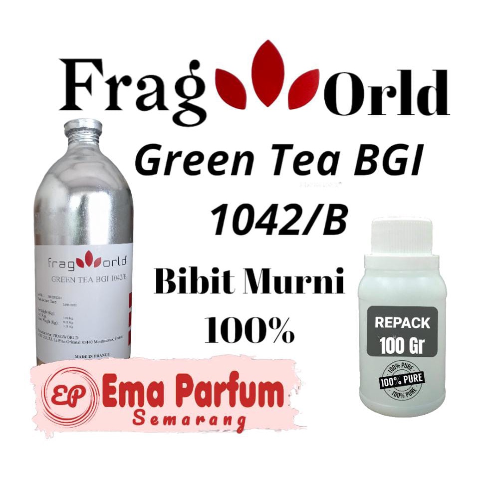 Jual (100 GR) GREEN TEA BGI BY FRAGWORLD BIBIT PARFUM MURNI REPACK ...