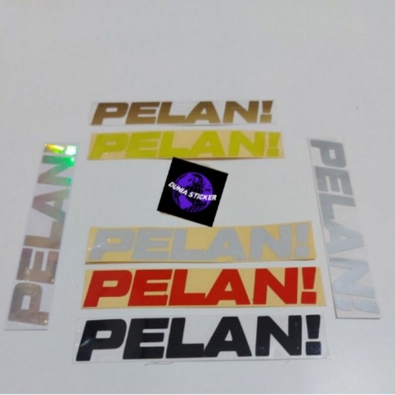 Jual Stiker Pelan Sticker Cutting Stiker Viral Motor Murah Anti Air ...