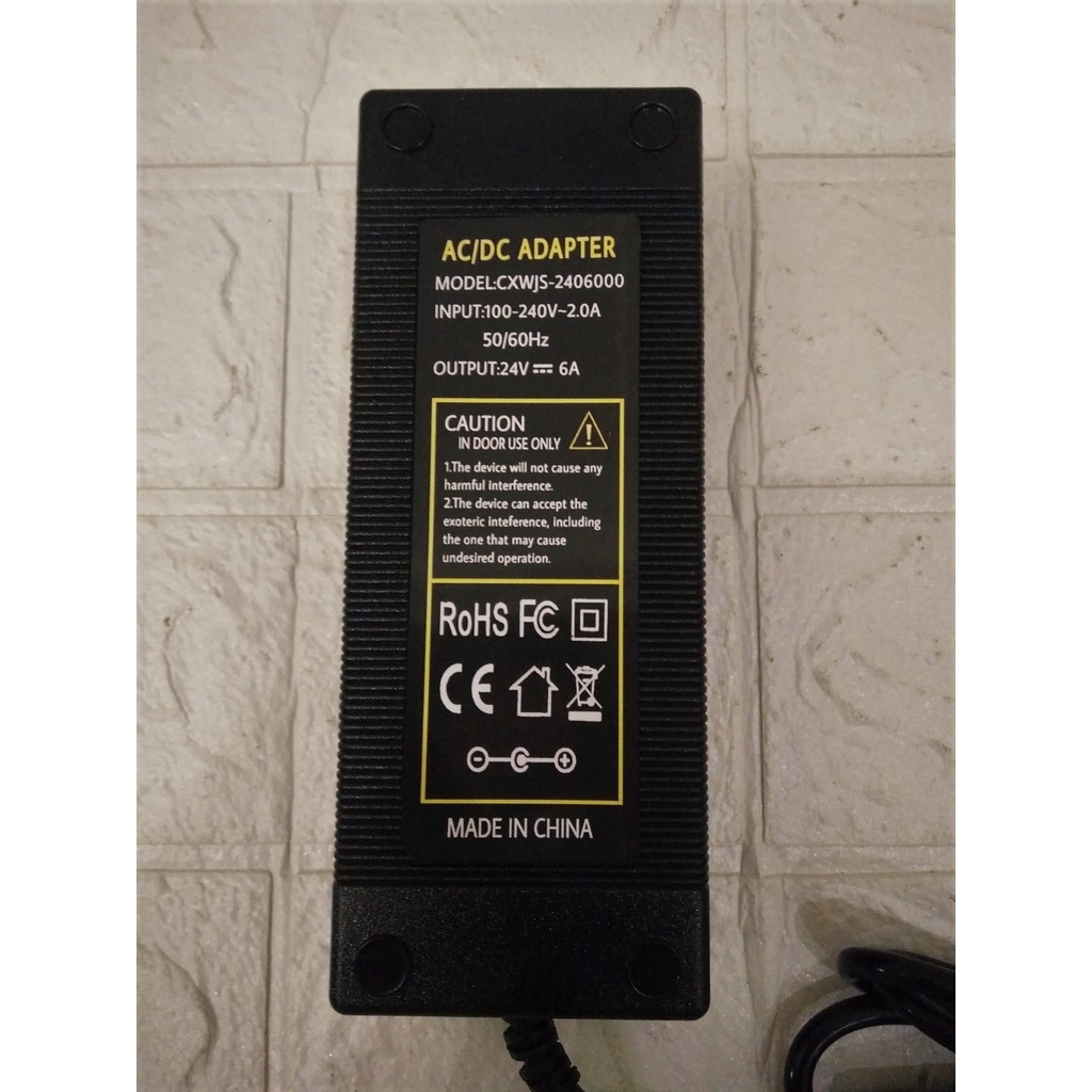 Jual AC/DC ADAPTER 24V 6A model: CXWJS-2406000 | Shopee Indonesia