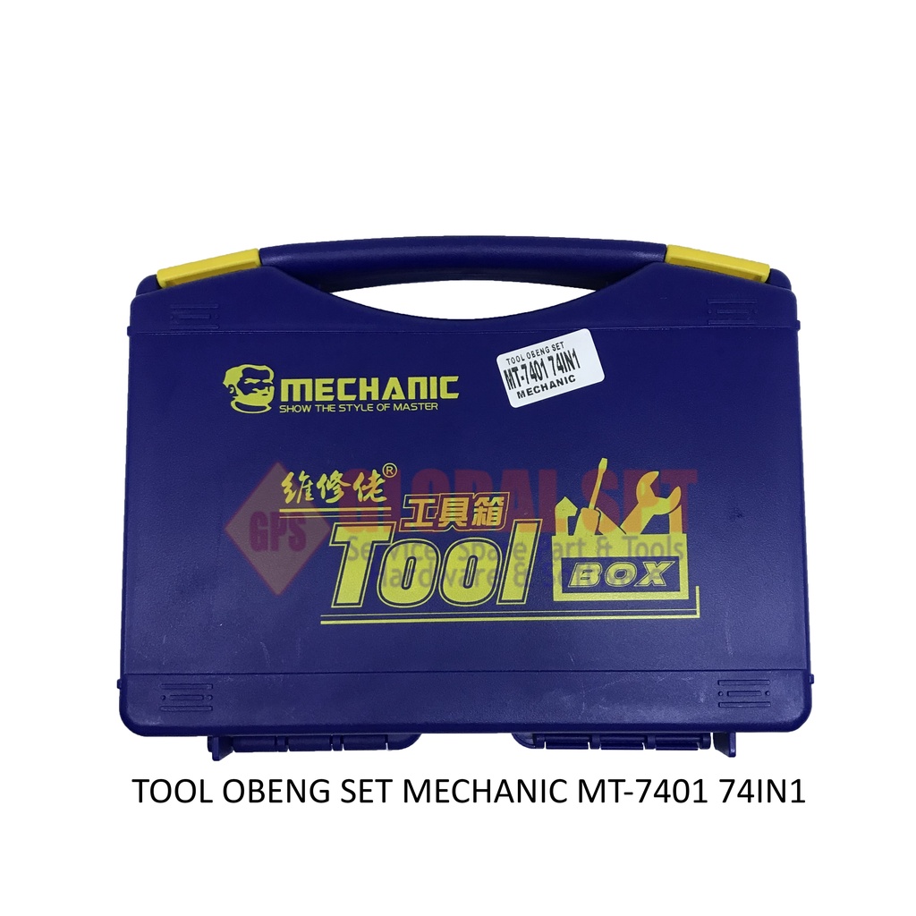Jual TOOL OBENG SET MECHANIC MT-7401 74IN1 / TOOLS | Shopee Indonesia