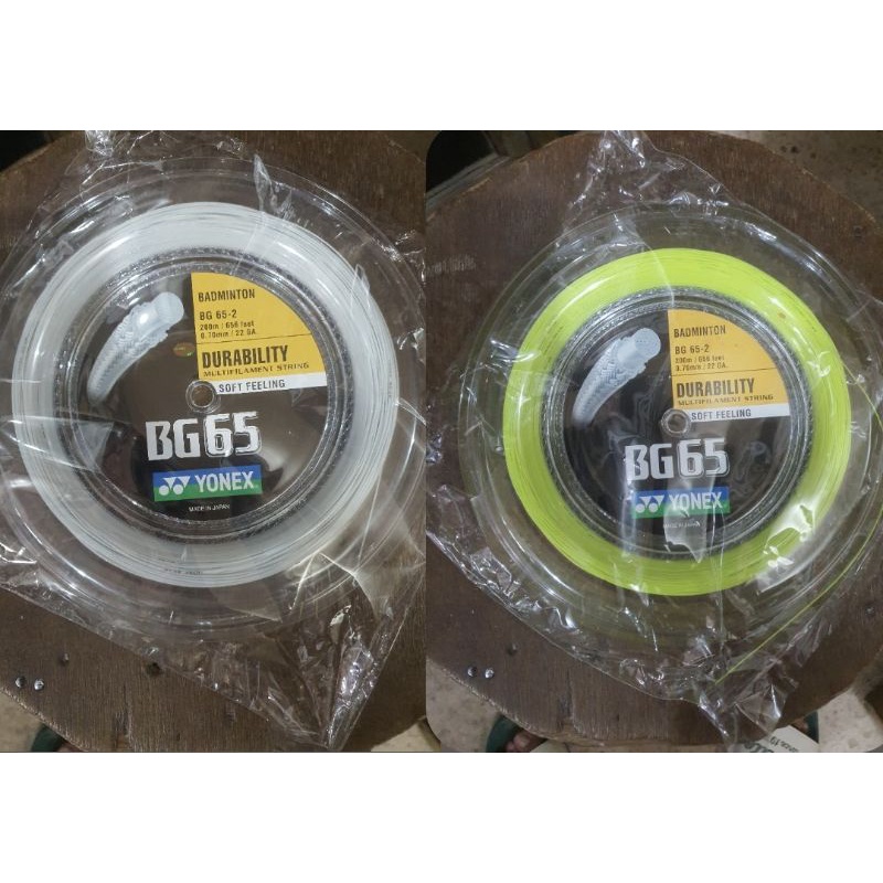 Jual Senar Badminton Yonex BG 65 Roll Made In Japan | Shopee Indonesia