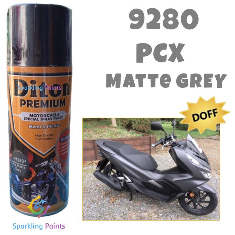 Jual Pilox Diton Premium Honda PCX Matte Grey 9280 Warna Abu Doff Dop ...