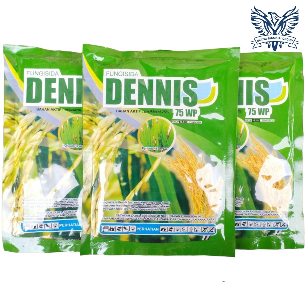 Jual Dennis 75WP 100gr Fungisida Trisiklazol 75% Pembasmi Wereng ...