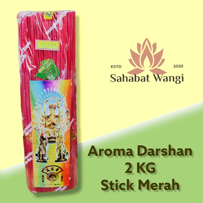 Jual Aromaterapi Dupa Hio Kiloan Aroma Darshan 1501 Stick Merah ( 2Kg ...