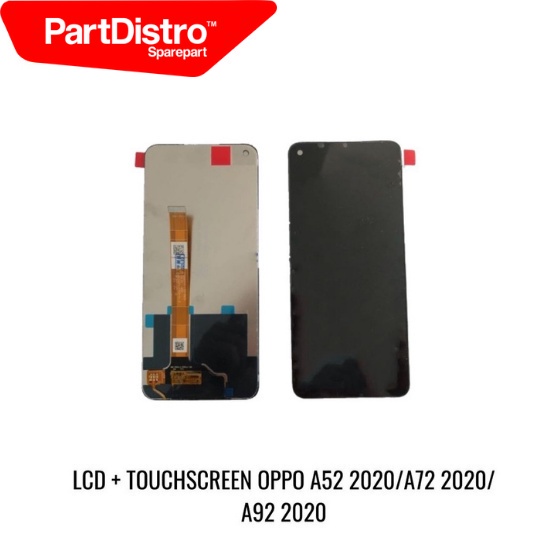 Jual LCD FULLSET OPPO A52 2020 / A72 2020 / A92 2020 BLACK | Shopee Indonesia