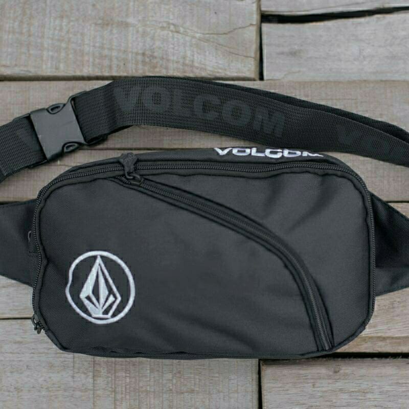 Jual Akutama - Volcom Waist Bag Simple Black | Shopee Indonesia