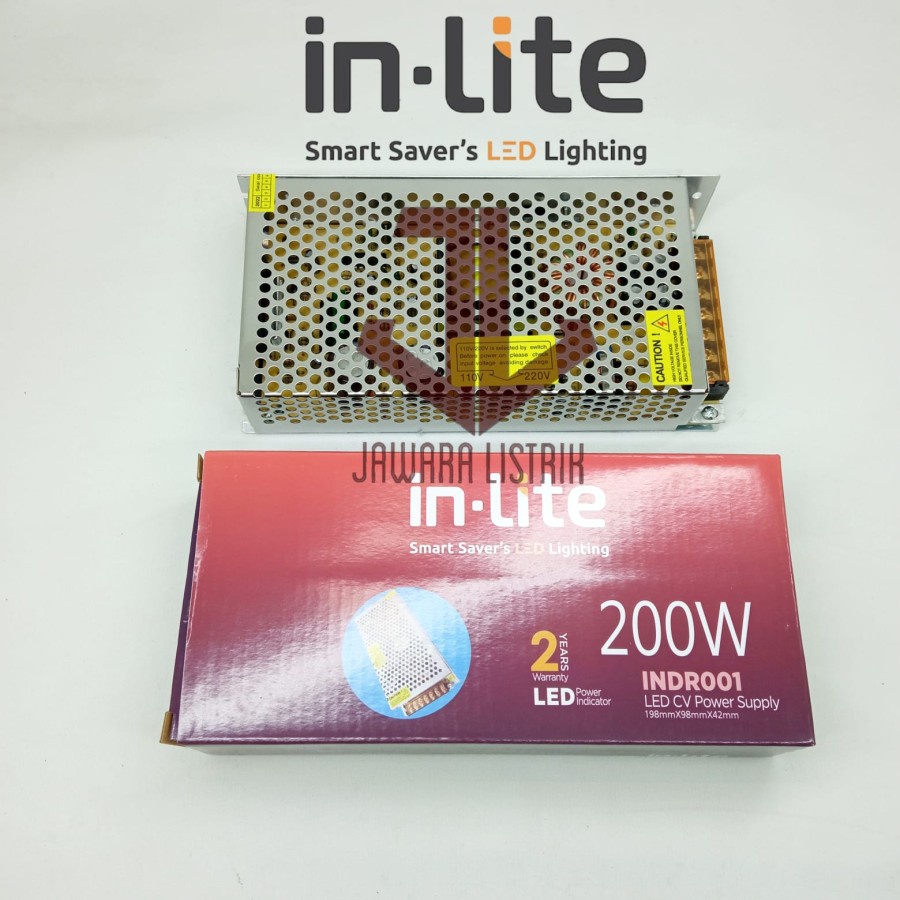 Jual IN-LITE INLITE INDR001 POWER SUPPLY DRIVER LED TRAVO ADAPTOR 200 ...