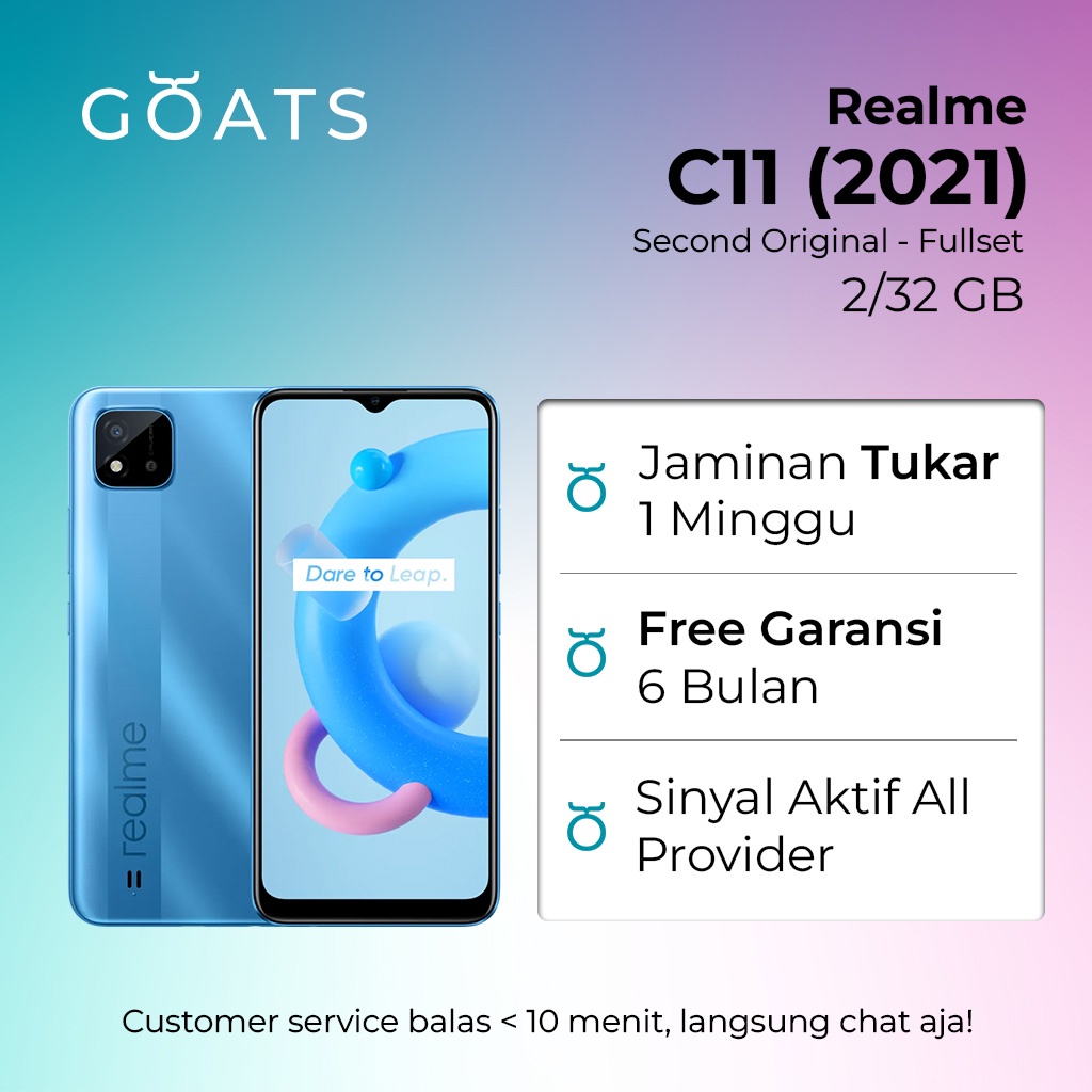 Jual Realme C11 (2021) Second Seken Bekas Garansi 6 Bulan - Fullset 100% Original Ori Asli Mulus ...