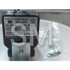 Jual Sensor Cahaya (Photocell) (Photo Control) Selcon 220V 3A AS-2203A ...