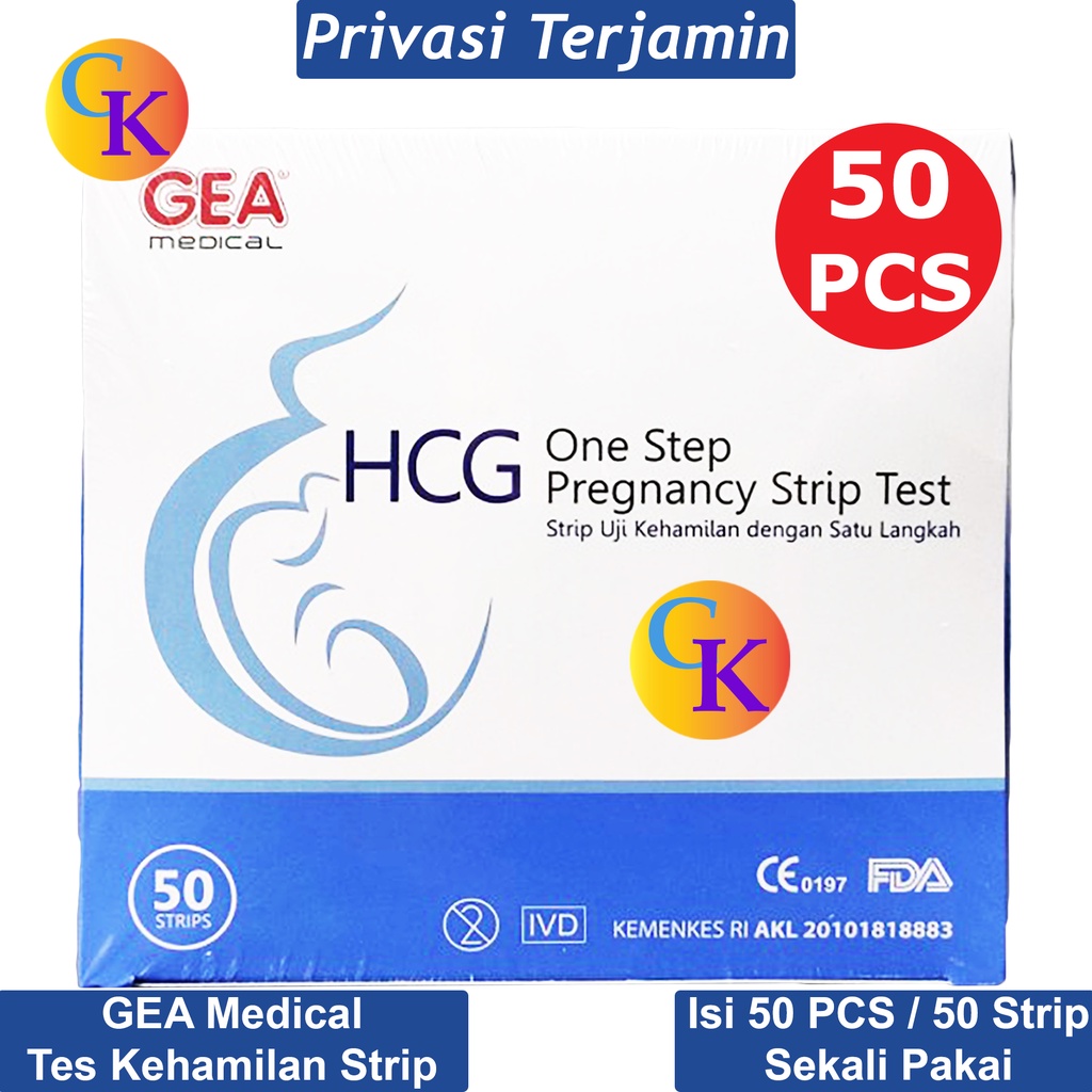 Jual 50 Pcs / 50 Strip Test Pack Tespek Tes Pack Testpack Test ...