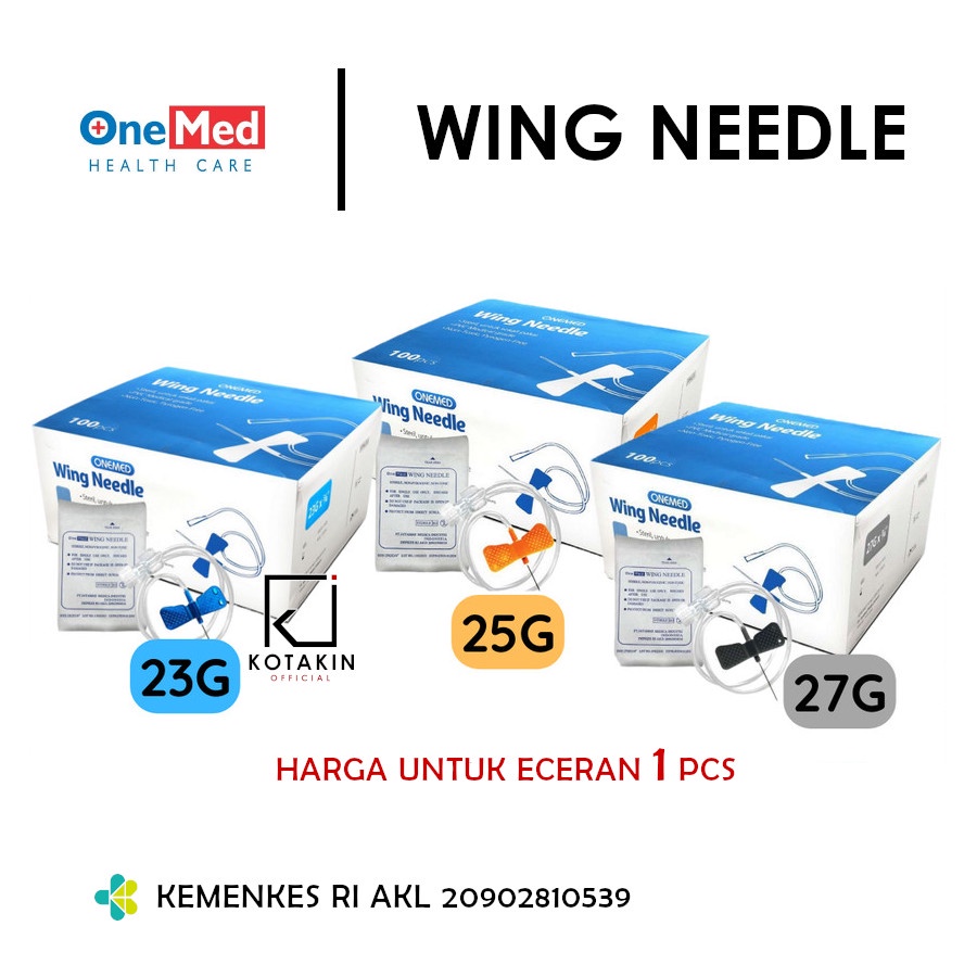 Jual ECERAN - Wing Needle ONEMED | Shopee Indonesia