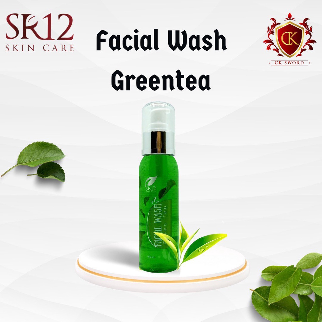 Jual Facial Wash Green Tea SR12 Sabun Muka / Wajah Penghilang Jerawat ...