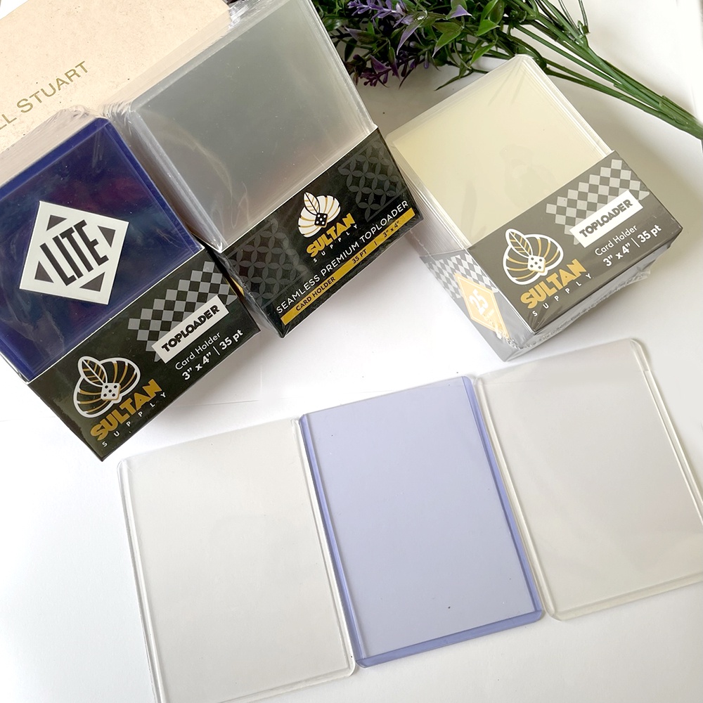 Jual 1 Lembar Toploader Sultan Lite Clear Seamless Premium Card Sleeve 35 PT for Photocard ...