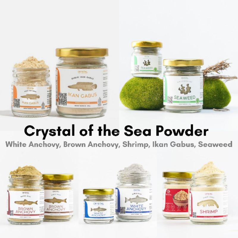 Jual CRYSTAL OF THE SEA White Anchovy / Shrimp / Brown Anchovy ...