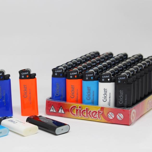 Jual Korek Api Gas merk Cricket Mini Original isi 50 pcs | Shopee Indonesia