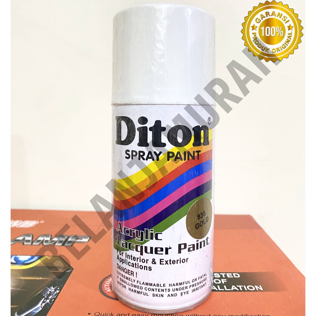 Jual Cat Semprot / Spray Paint / Pilok Diton Gold / Emas 835 300cc ...