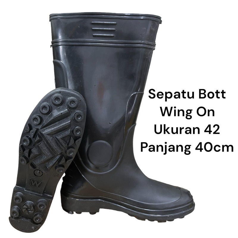 Jual SEPATU BOOT/ SEPATU PROYEK/ SEPATU BOOT TINGGI 40CM/ SEPATU BOT ...