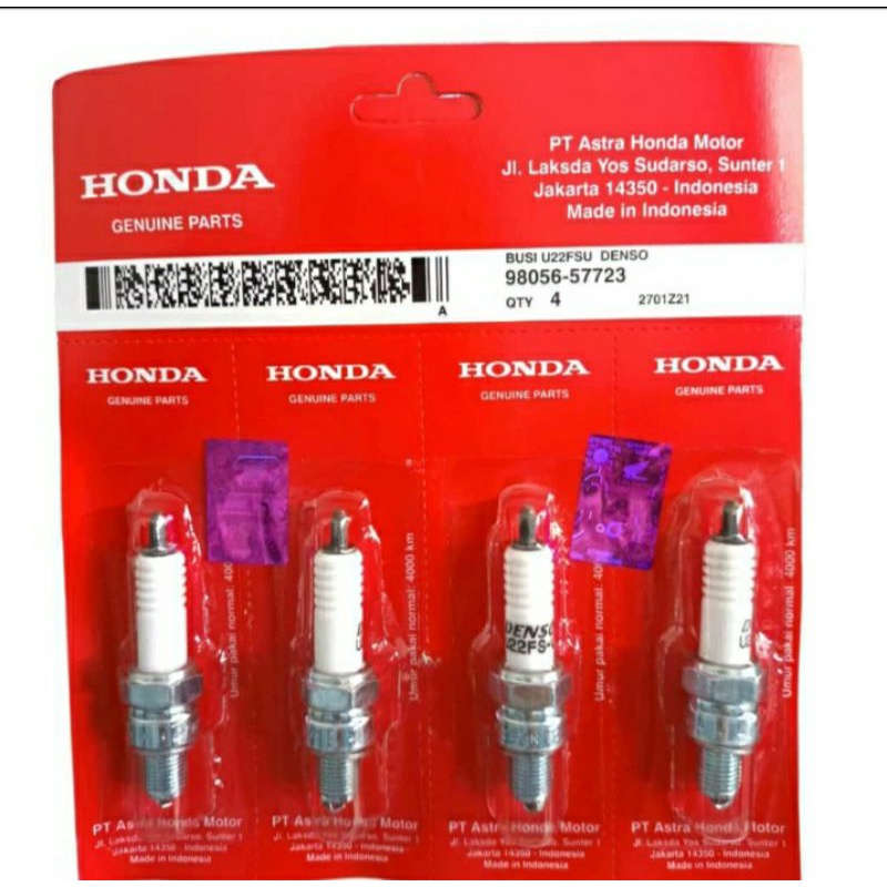 Jual busi u22fsu denso,busi honda grend,supra,mio,jupiter,soul,vega ...