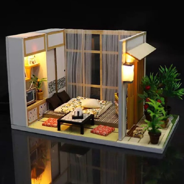 Jual DIY Miniatur Rumah Mini DIY Miniature House Doll Rumah Boneka ...
