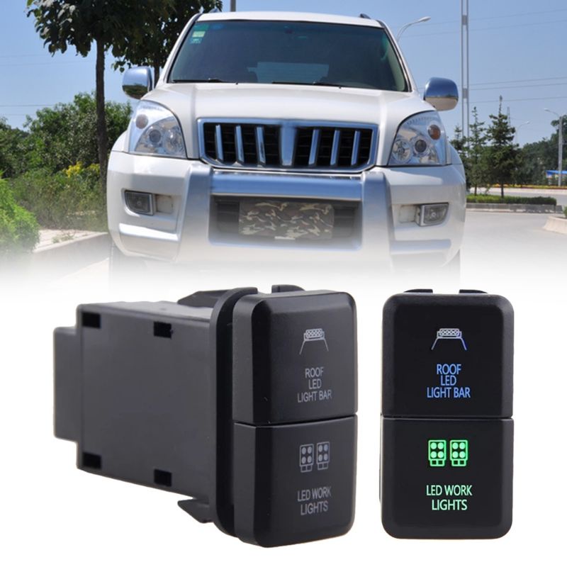 Jual SGA | Dual LED Tombol Saklar Switch ON - OFF Mobil Toyota | Shopee ...